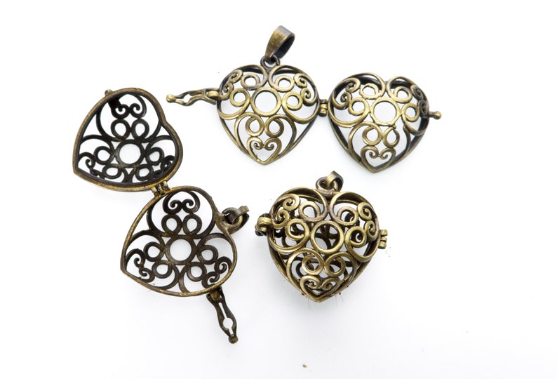 Lover Heart Lockets Mother Daughter Pendant Locket Heart | Etsy