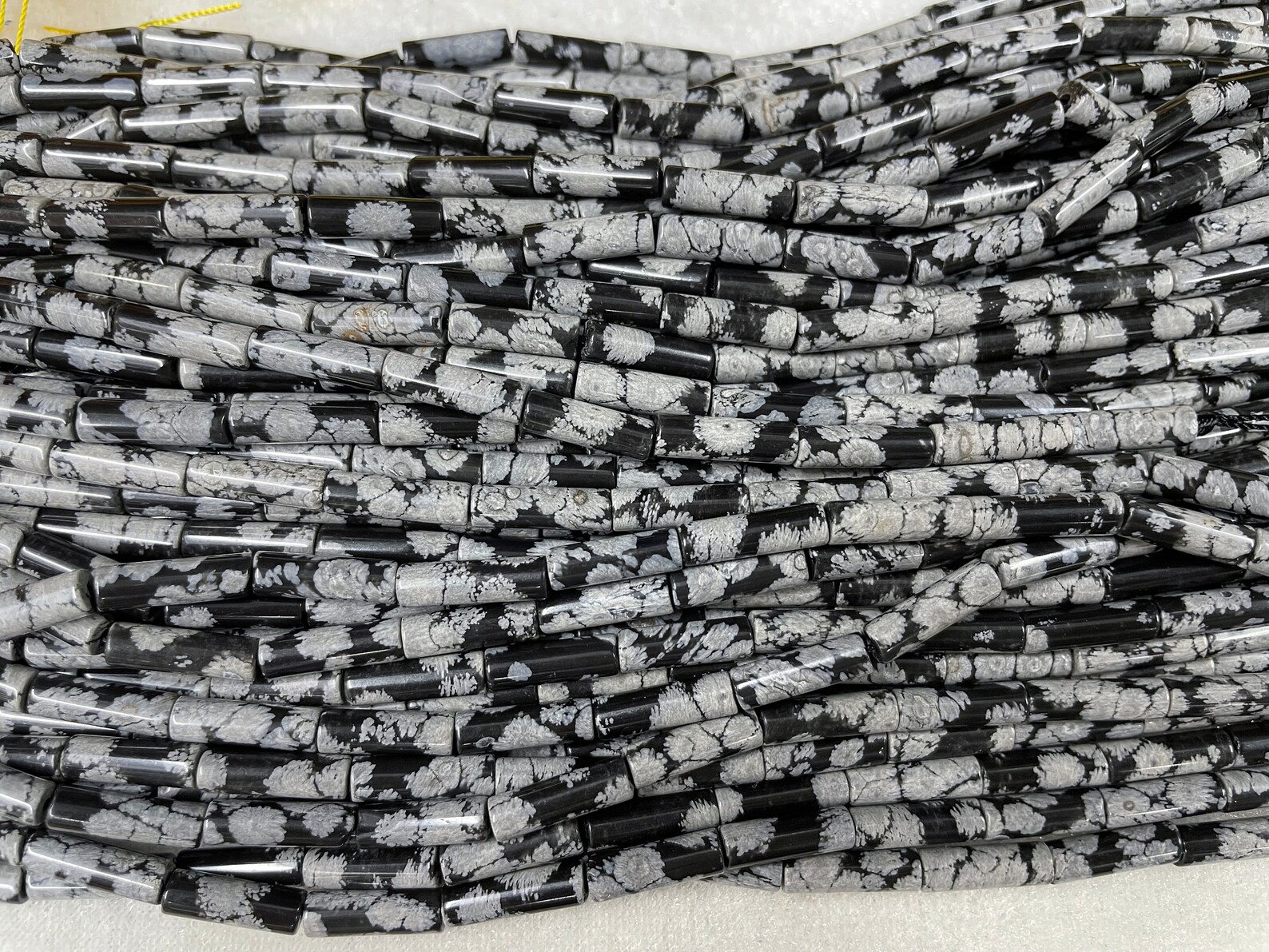Gemstone 4x13mm Tube Beads - Natural Stone Tubes - Agate Stone Tubes ...