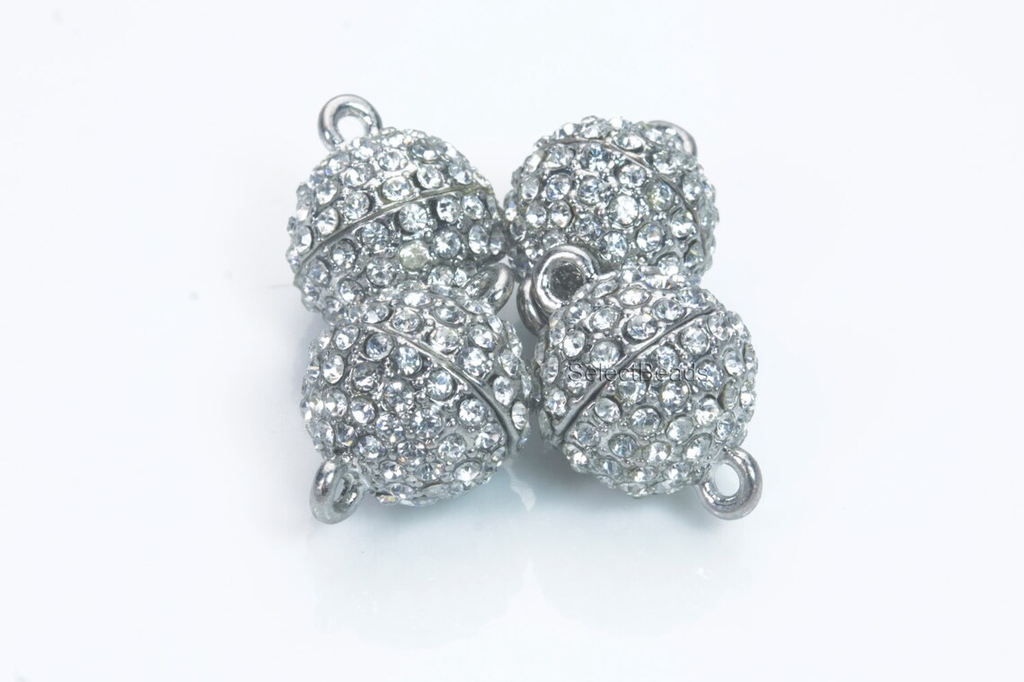Crystal Rhinestone Clasps Magnetic Jewelry Clasps Findings - Etsy