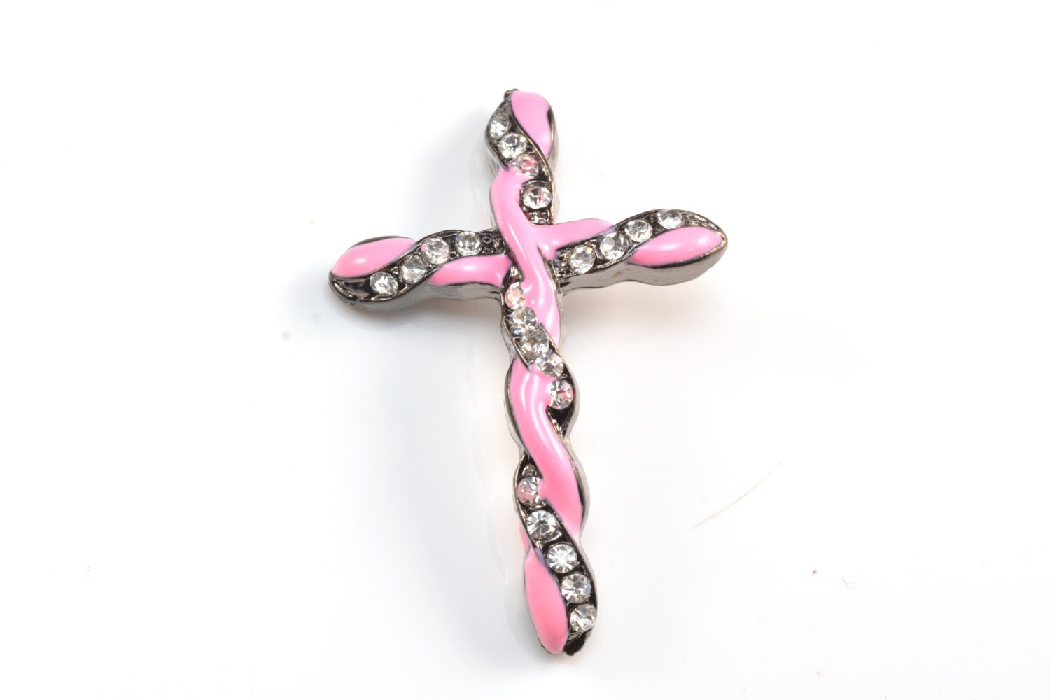 Rhinestone cross42x29mm cross beadalloy cross jewelry | Etsy