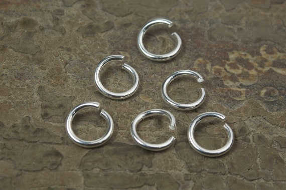 Open Jump Rings Solid Sterling Silver Jump Ring Jewelry - Etsy