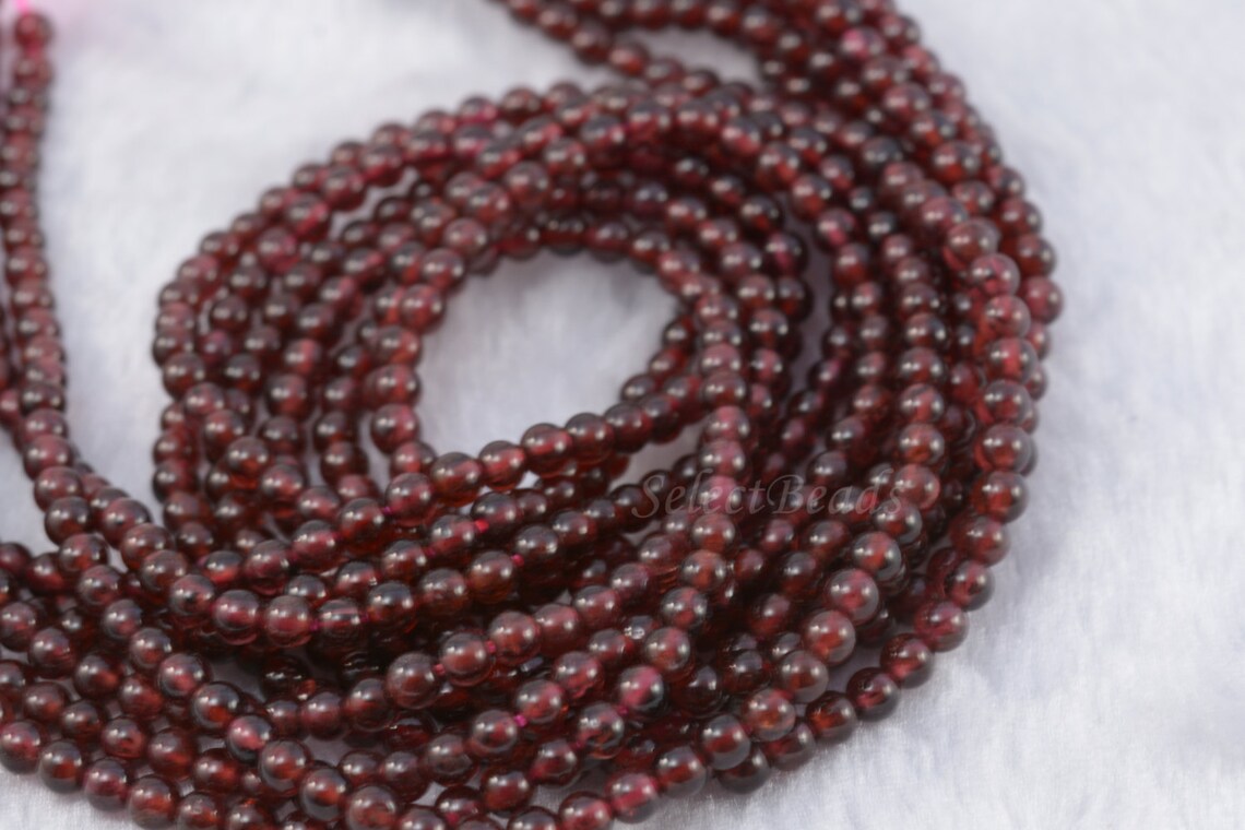 Natural Garnet Gemstone Beads - Red ,gemstone Beads - Garnet Beads ...