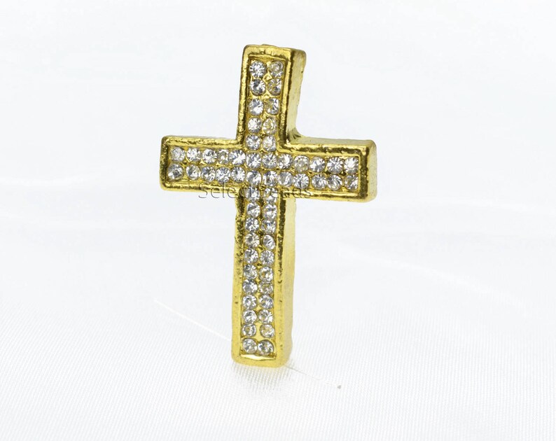 Rhinestone Cross Pendant Sparkle Rhinestone Necklace Pendant - Etsy