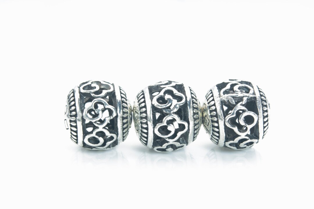 Clover Alloy Beads - Four Leaf Clover Beads - Metal Jewelry Supplies ...