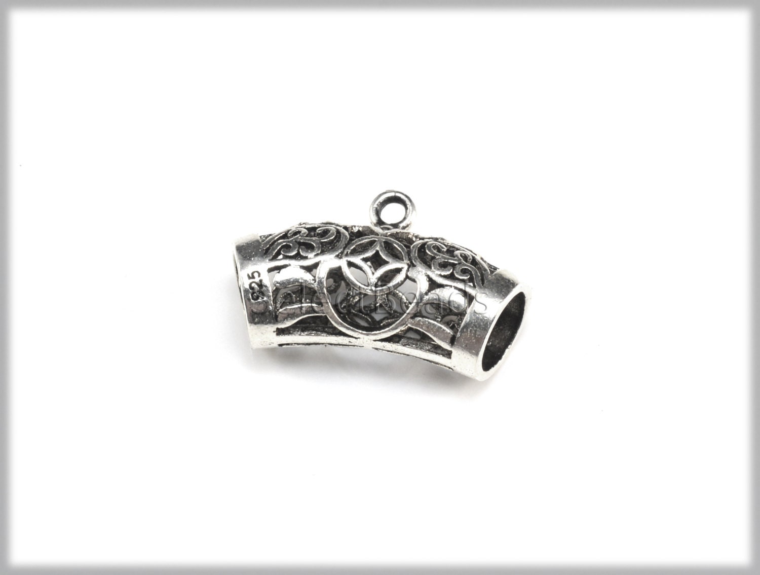 Sterling Silver Bails Pendant Bail Jewelry Bails for - Etsy