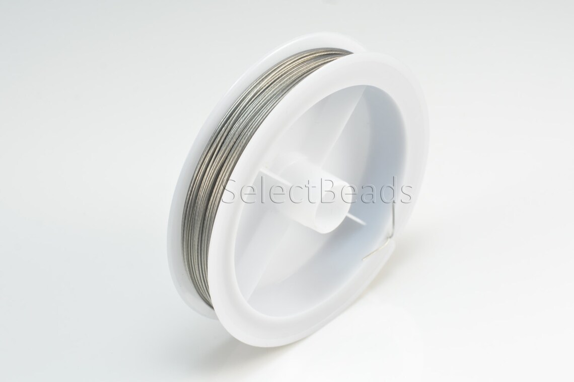 Tiger Tail Wire Beading Wire Gray Gauge Wire Necklace | Etsy