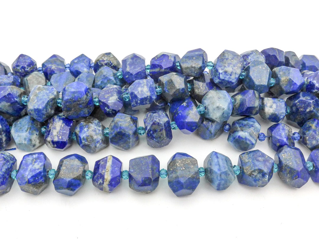 Gemstone Faceted Nuggets Beads - Fancy Cut Stone Nuggets - 15-18mm X18 ...