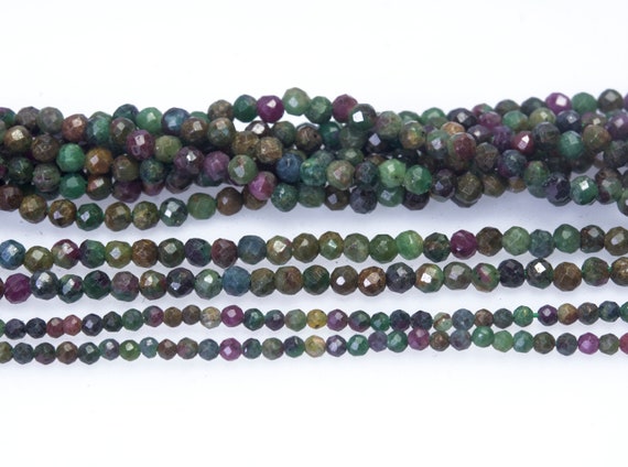 Red and Blue Ruby Zoisite Beads Genuine Loose Zoisite Beads | Etsy