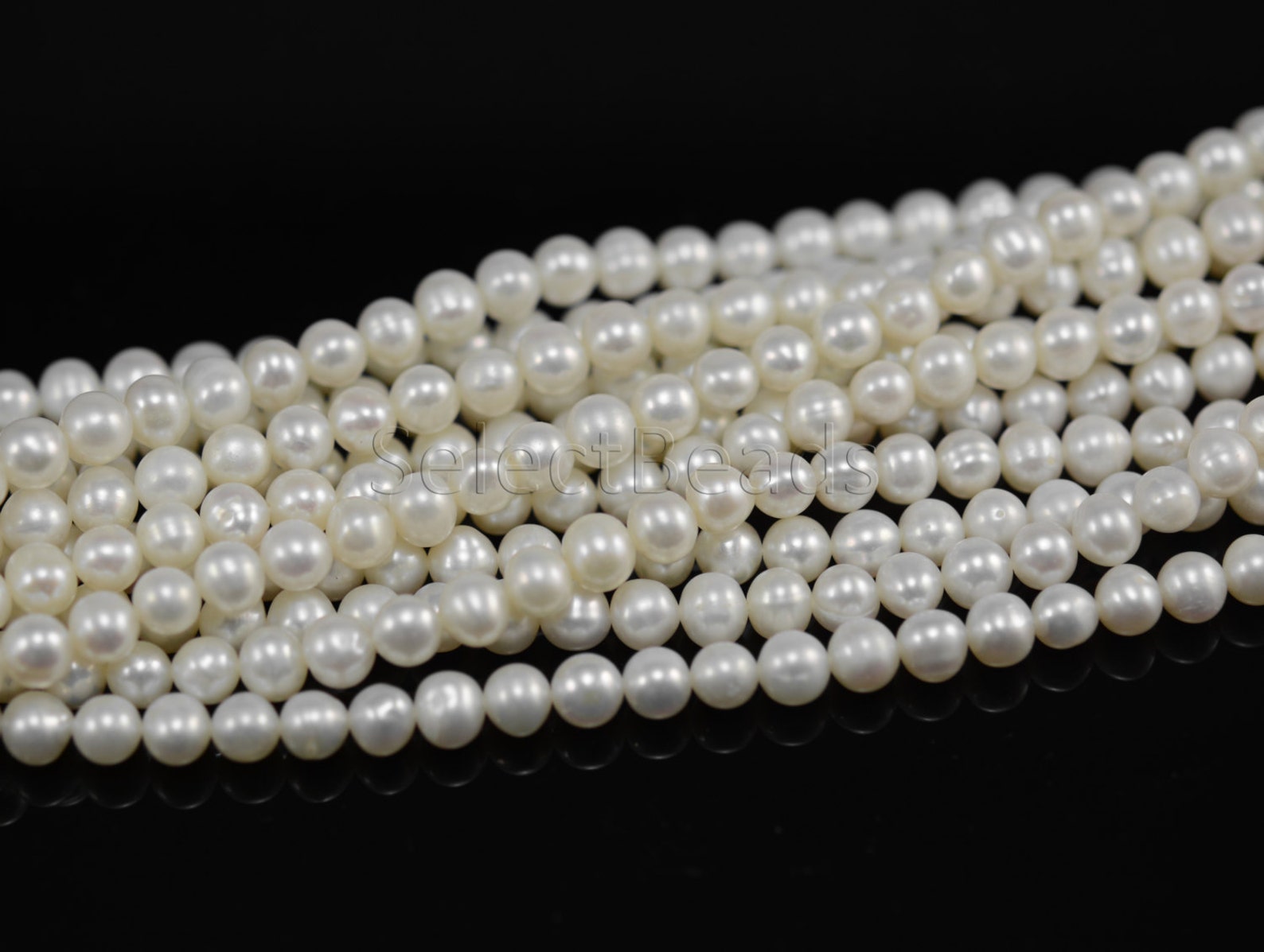 Small Freshwater Pearls White Freshwater Pearls Genuine - Etsy