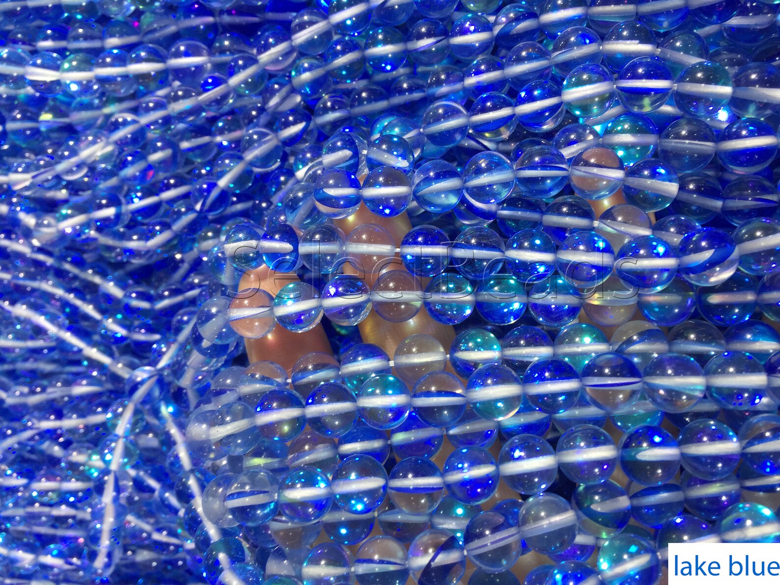 Manmade Rainbow Moonstone Beads Synthetic Crystal Optical - Etsy