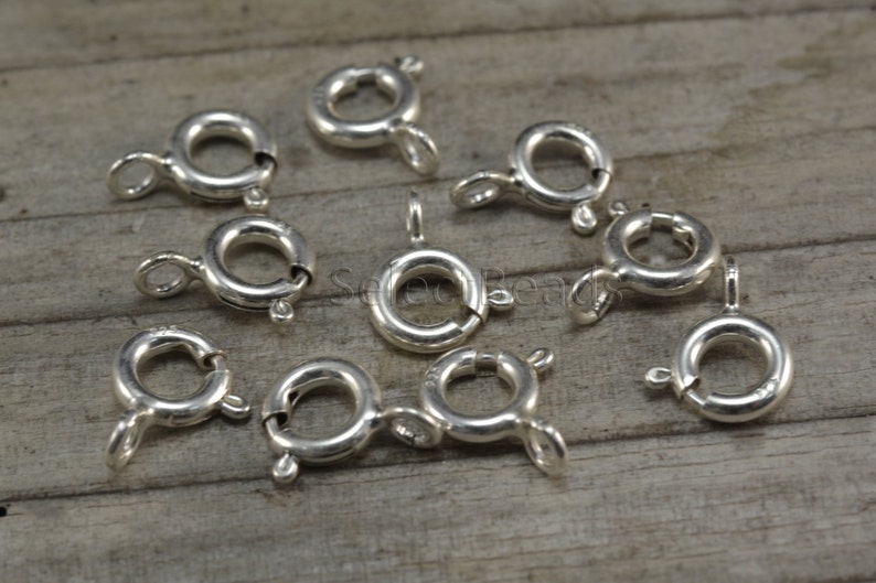 Spring Clasp Neckalce Clasp Chain Clasp Sterling Silver | Etsy