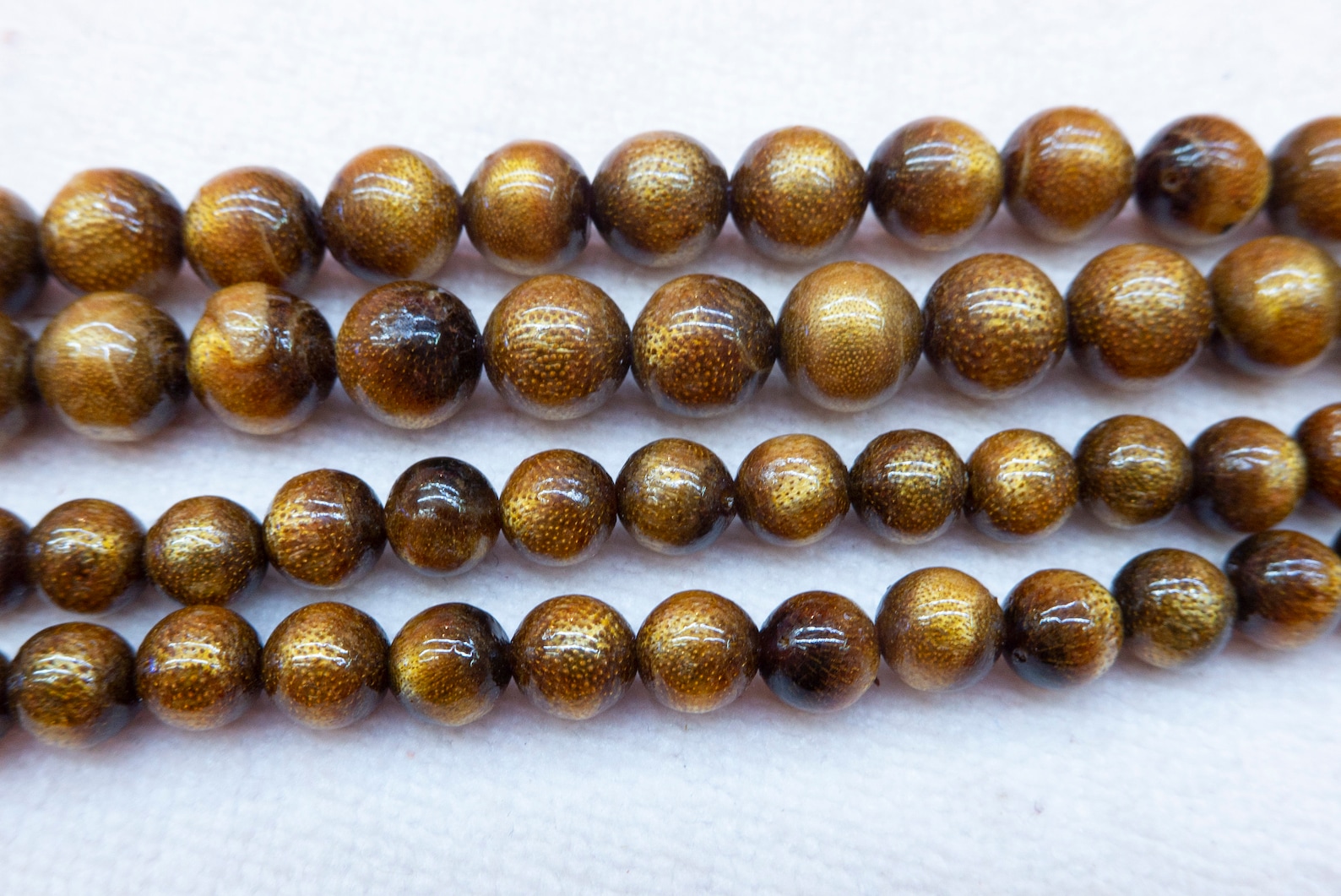 Golden Coral Smooth Round Beads Natural Coral Gemstone Beads Coral ...