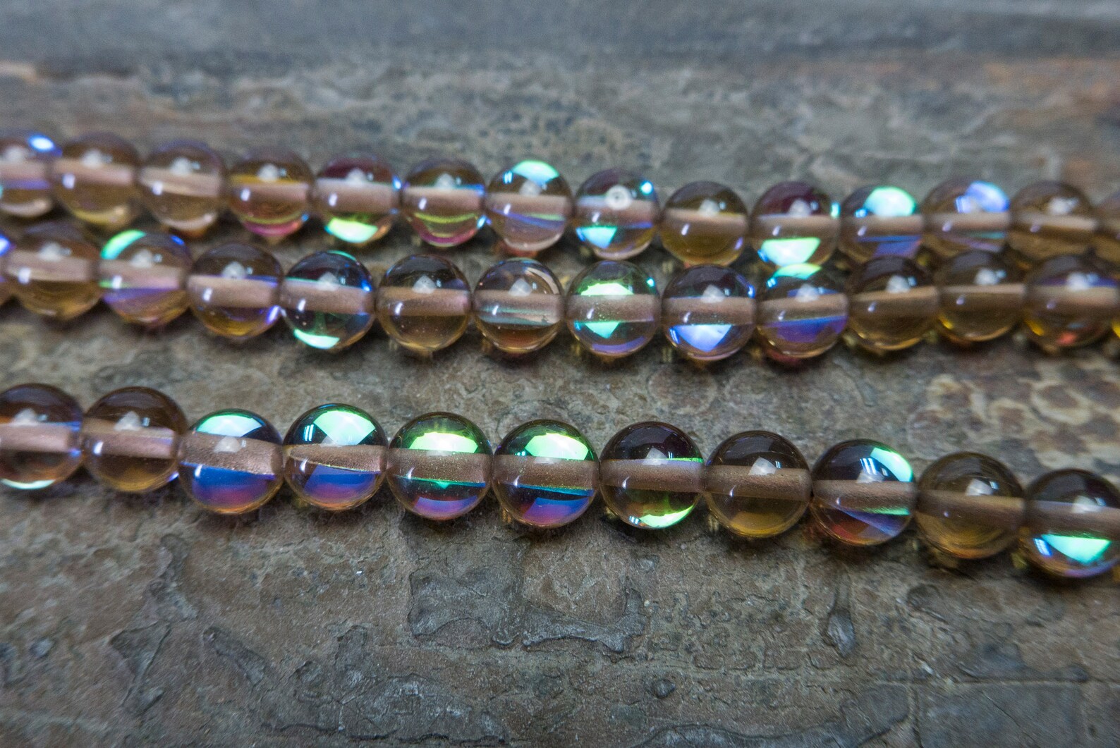 Manmade Rainbow Moonstone Beads Synthetic Crystal Optical - Etsy