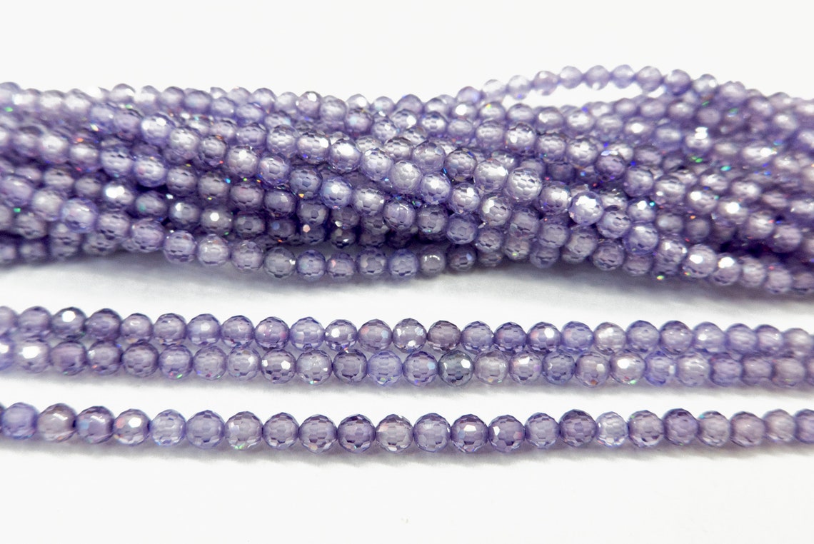 Small CZ Beads Cubic Zirconia Beads Faceted CZ Beads 2mm - Etsy