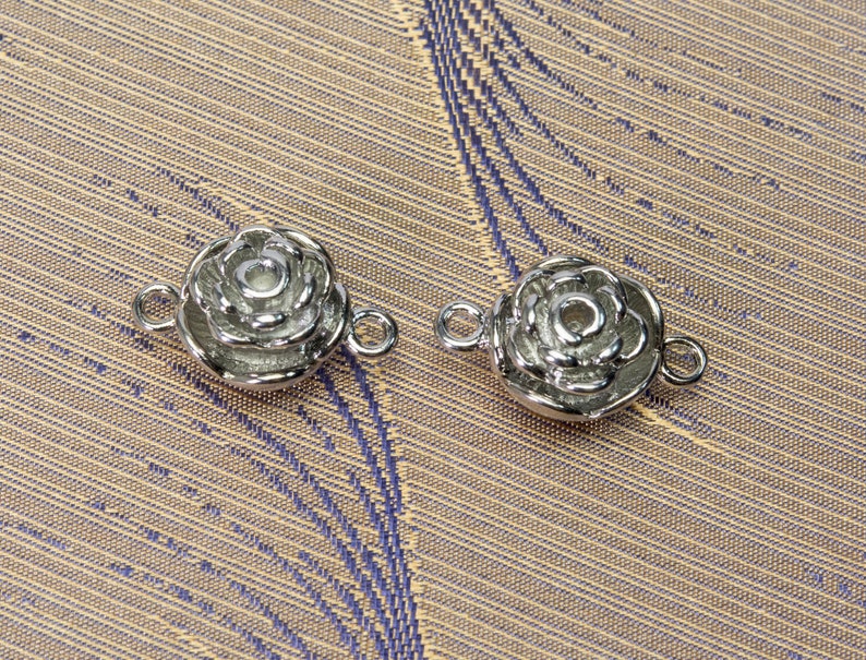 Brass Daisy Clasp Flower Magnetic Clasp 12mm Blossom - Etsy