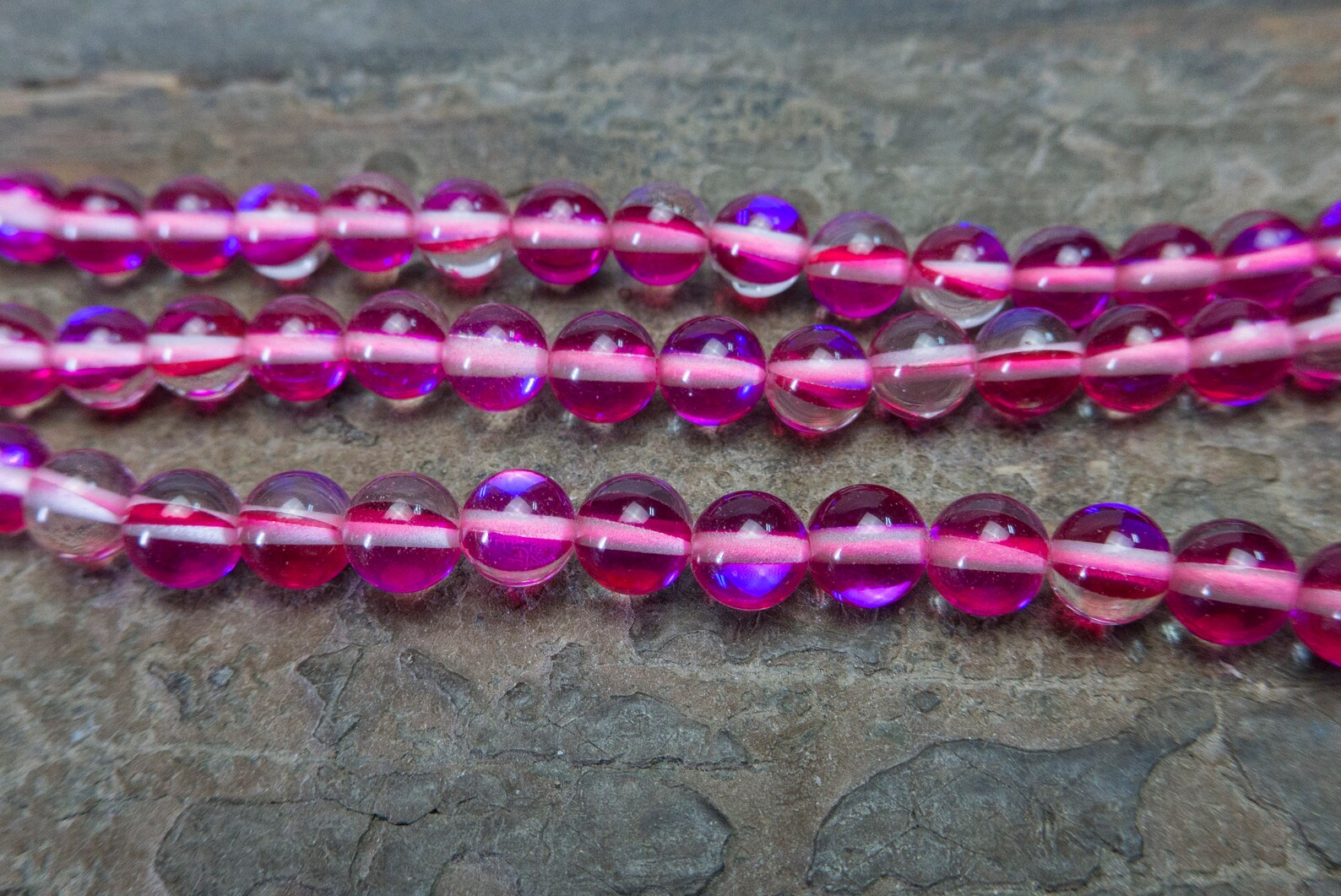 Manmade Rainbow Moonstone Beads Synthetic Crystal Optical - Etsy