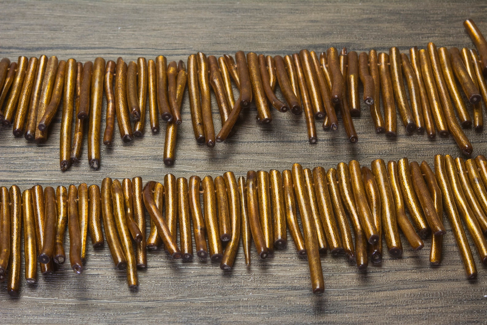 Golden Coral Stick Beads - Coral Branch Beads - Golden Coral Top ...