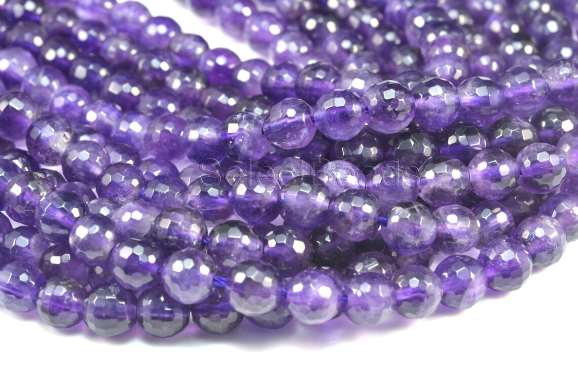 Middle Deep Purple Amethyst Natural Amethyst Gemstone | Etsy