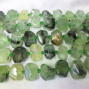 Gemstone Faceted Nuggets Beads - Fancy Cut Stone Nuggets - 15-18mm X18 ...