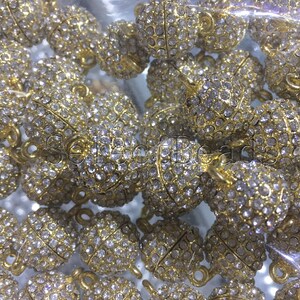 Crystal rhinestone clasps magnetic jewelry clasps findings | Etsy