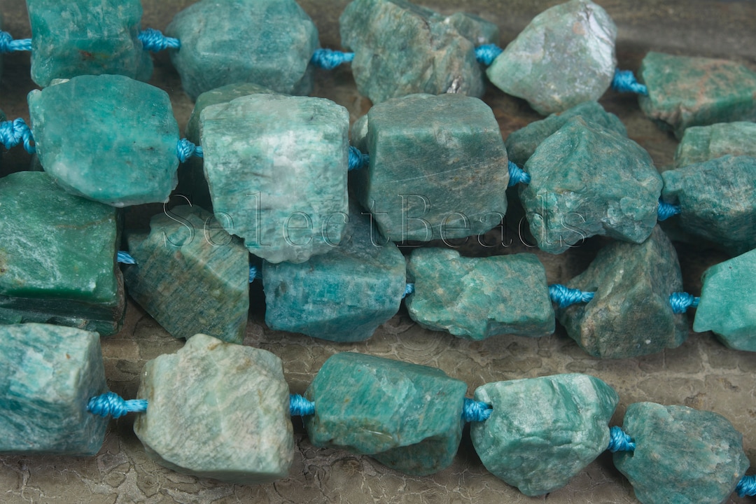 Russian Amazonite Raw Nuggets - Large Amazonite Rough Stone - Big ...