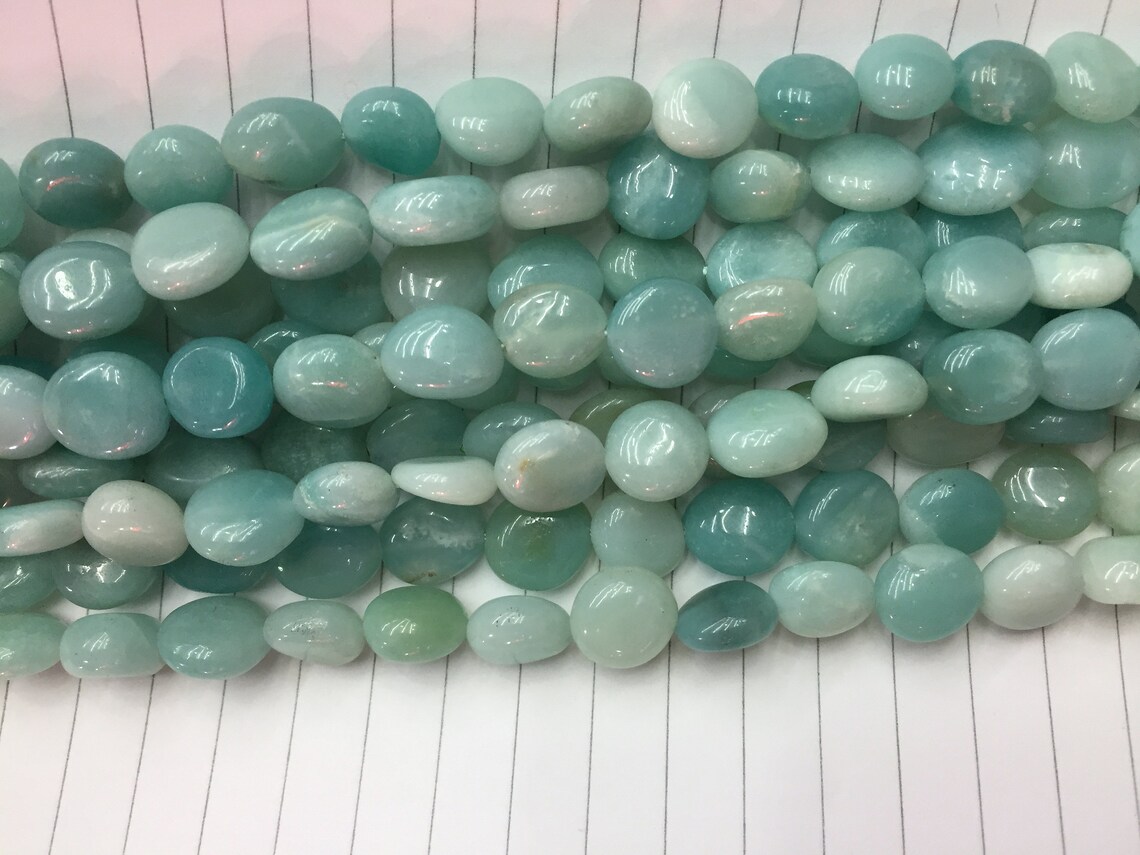 Tumbled Gemstone Nugget Beads - Free Form Stone Nuggets - Dalmatian ...