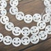 White MOP Smilling Face Charms White Sea Shell Happy Face Beads 10mm ...
