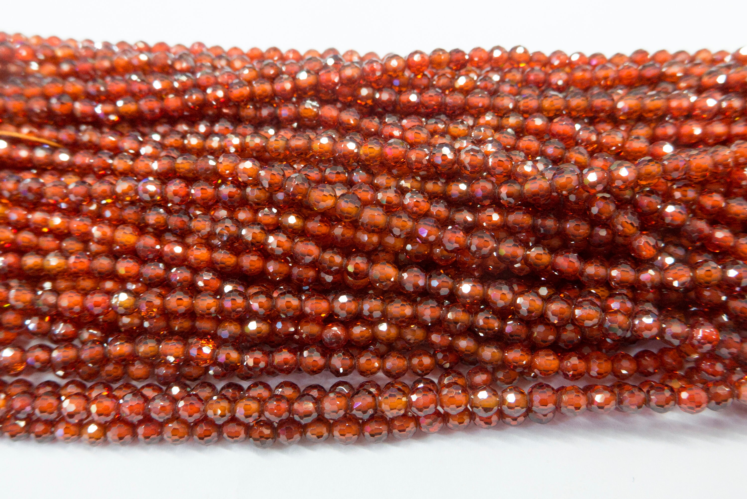 Small CZ Beads Cubic Zirconia Beads Faceted CZ Beads 2mm - Etsy