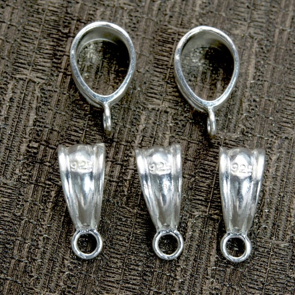 Sterling Silver Bail - Etsy