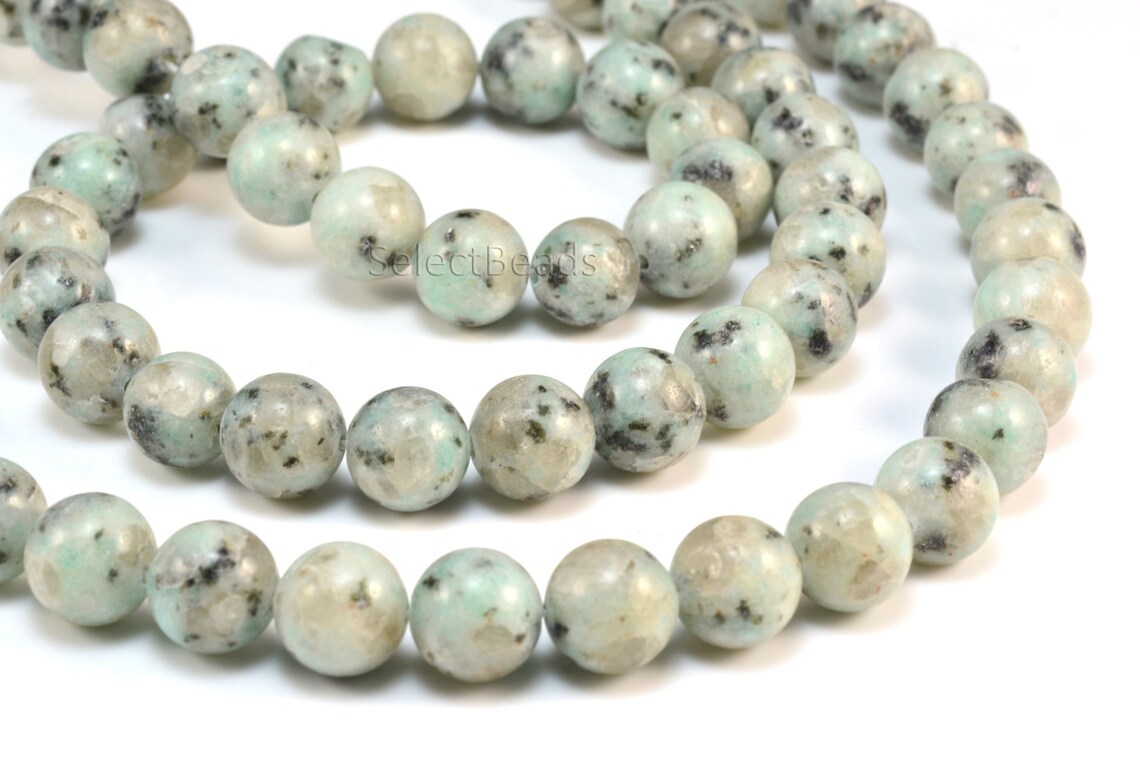 Sesame Jasper Beads Jewellry Making Beads Natural Stone | Etsy