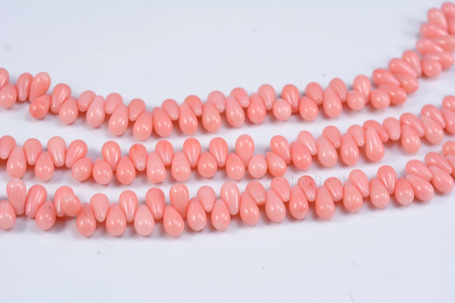 Bamboo Coral Beads - Ivory Natural Coral Beads - Top Drilled Hole Coral ...