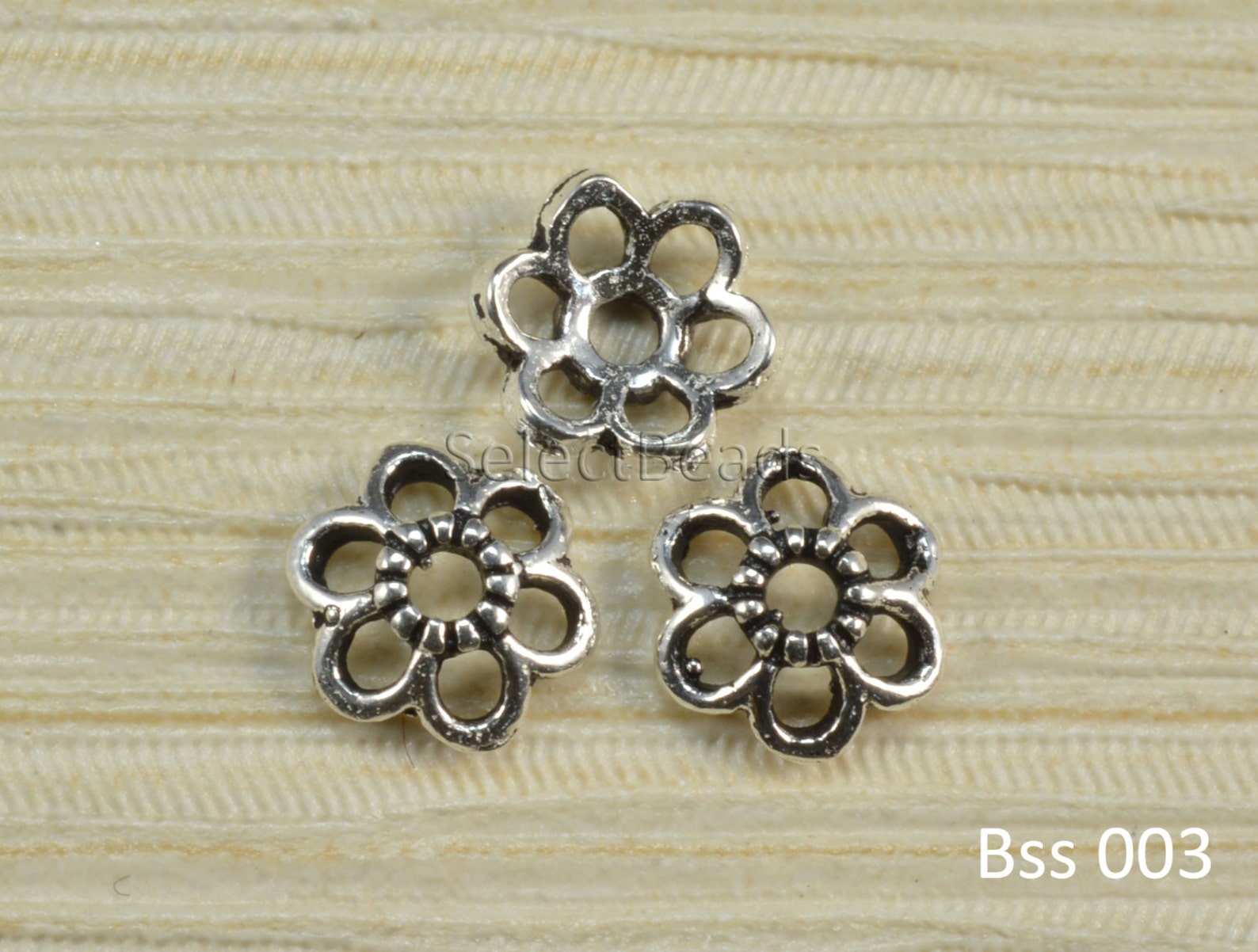 Sterling Silver Bead Caps 5mm Beads Caps Wholesale Bead - Etsy