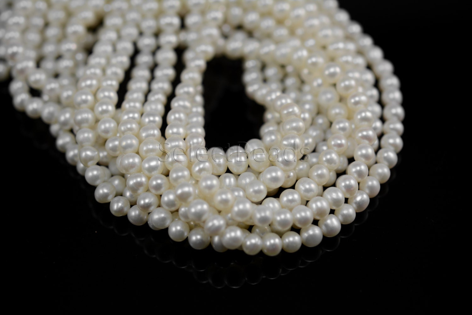 Small Freshwater Pearls White Freshwater Pearls Genuine - Etsy