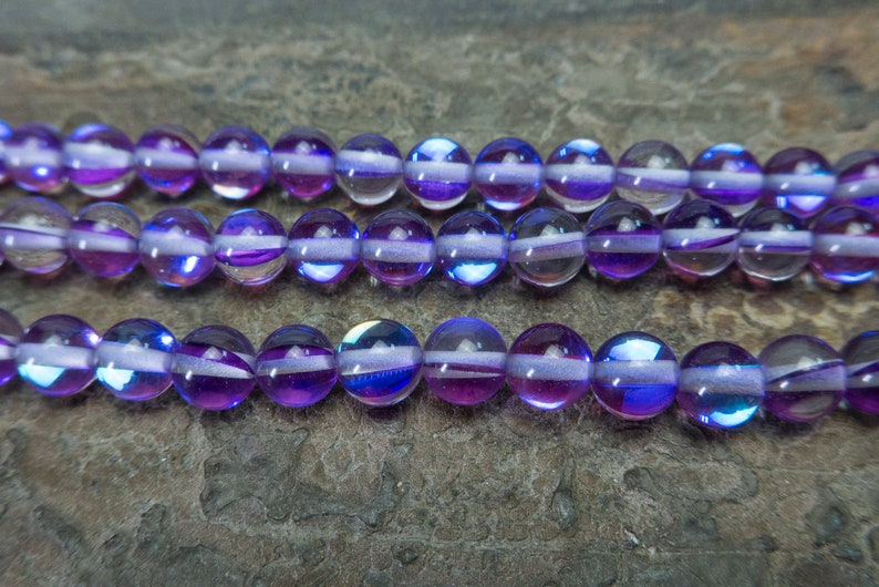 Manmade Rainbow Moonstone Beads Synthetic Crystal Optical - Etsy