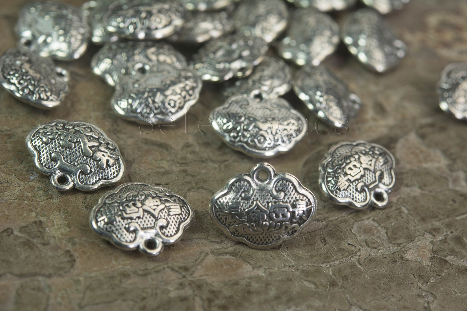 Lucky Locket Bracelet Charm - Lock of Longevity - Symbol Beads Charm ...