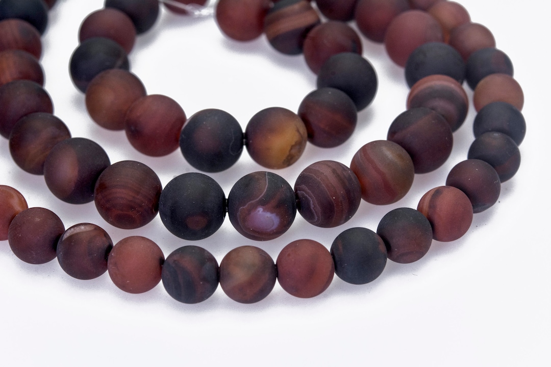 Matte Dream Agate Beads - Wholesale Gemstone Beads - Beads and Craft ...