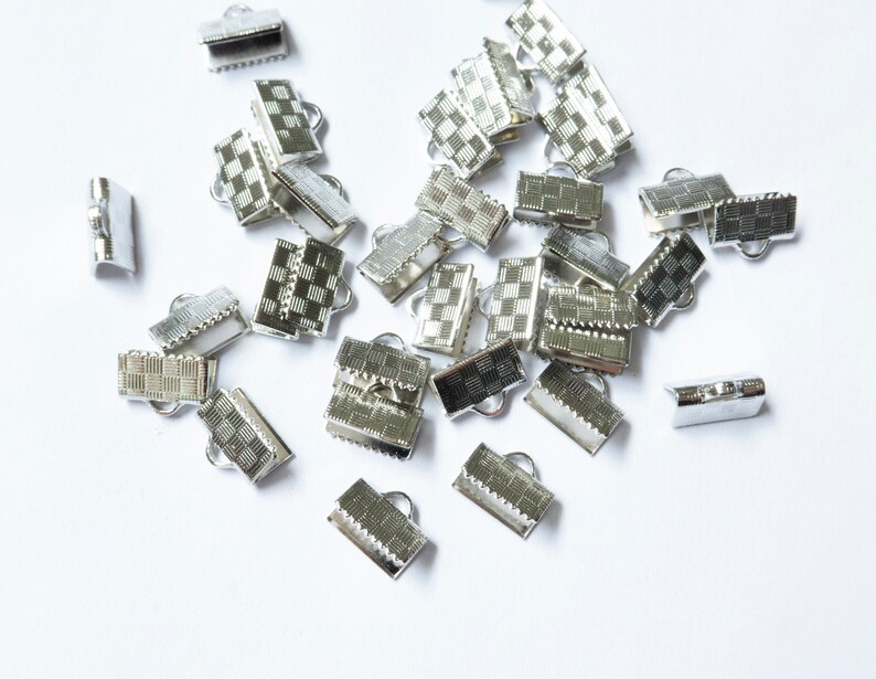 Plated Brass Claw Fold Over Crimp Findings V Shape Bendable - Etsy