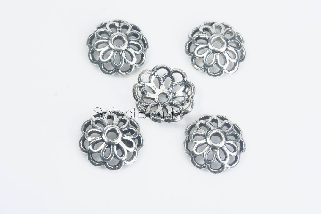 Sterling Silver Findings Wholesale -filigree Bead Caps Wholesale - End ...