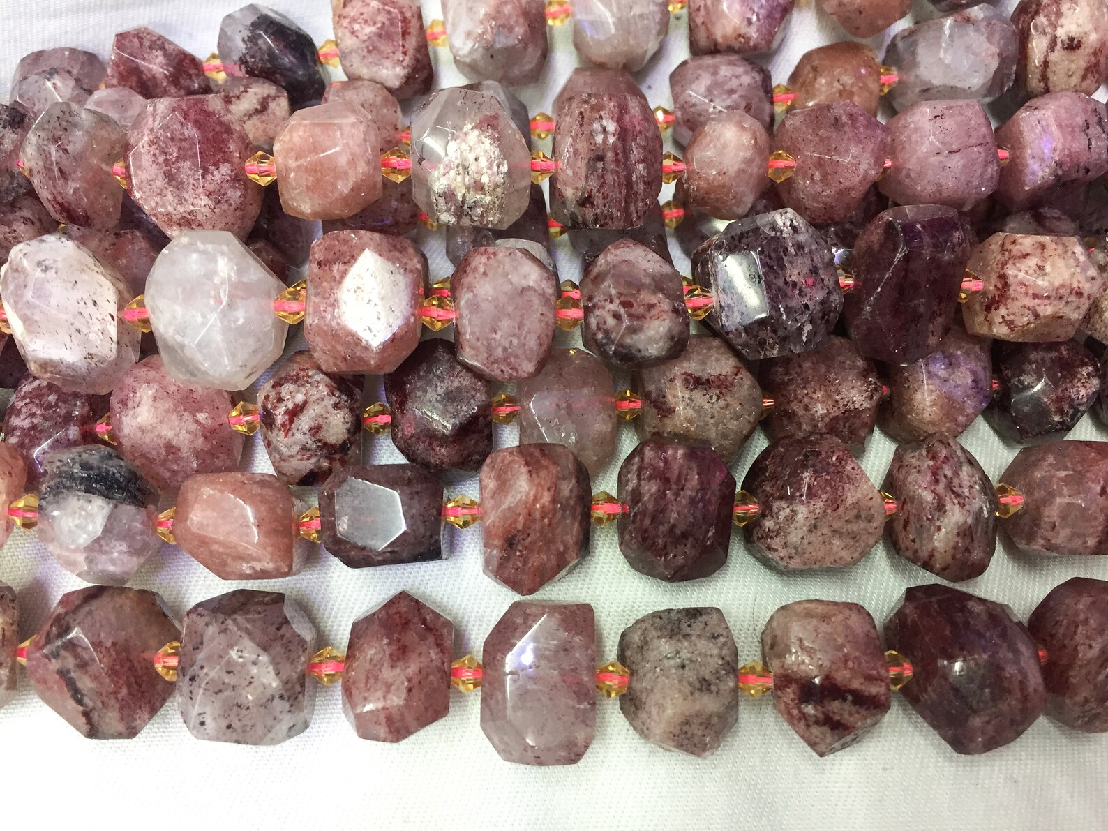 Gemstone Faceted Nuggets Beads - Fancy Cut Stone Nuggets - 15-18mm X18 ...