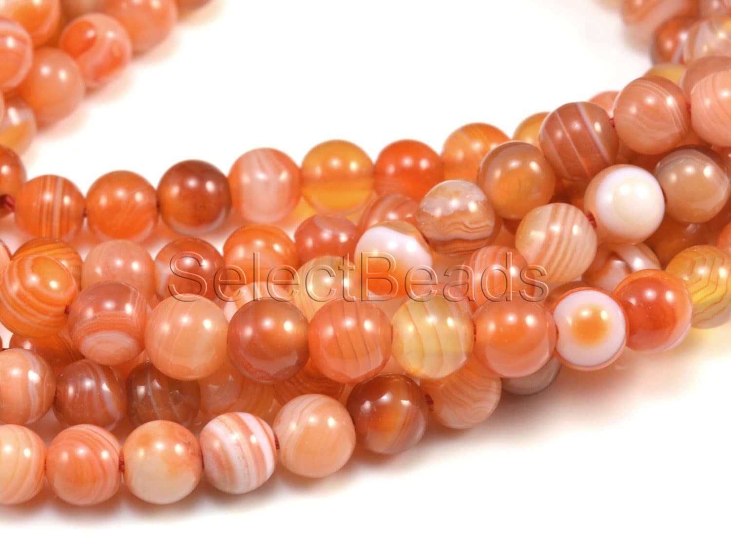 Sardonyx Bead Red Banded Agate Round Bead 4-14mm Agate - Etsy
