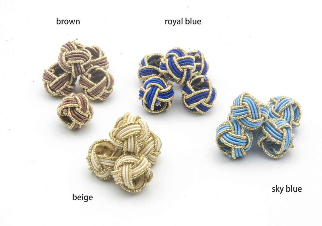 Nylon Knoted Jewelry Beads Fabric Rope Beads for DIY Project Braided ...