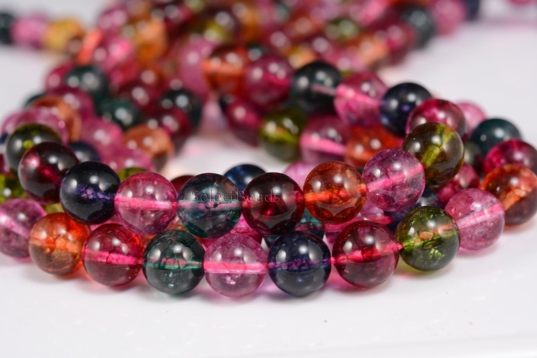 Assorted Crystal Beads - Colored Quartz Crystals - Colorful Clear ...