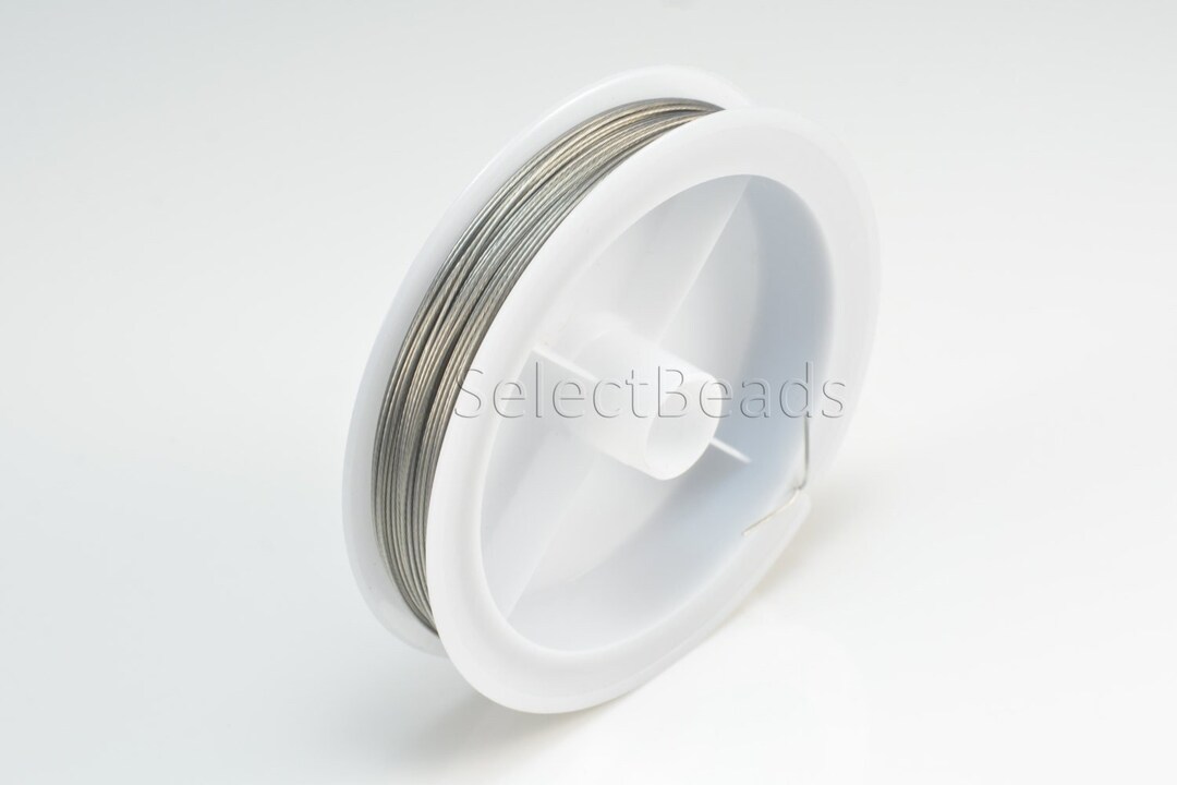 Tiger Tail Wire - Beading Wire - Gray Gauge Wire - Necklace Making Wire ...