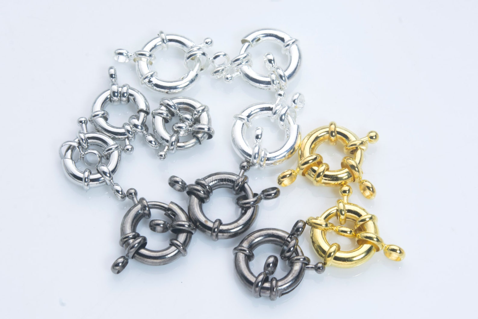 Steering Wheel Clasps Silver Plated Brass Clasp Gold - Etsy