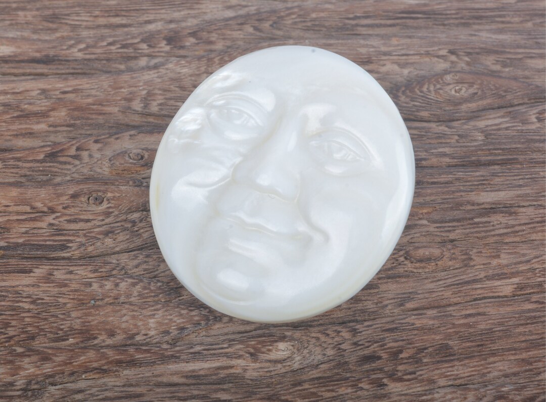 River Shell Smiling Face Cabachons - Natural Shell Smiley Face - Emoji ...