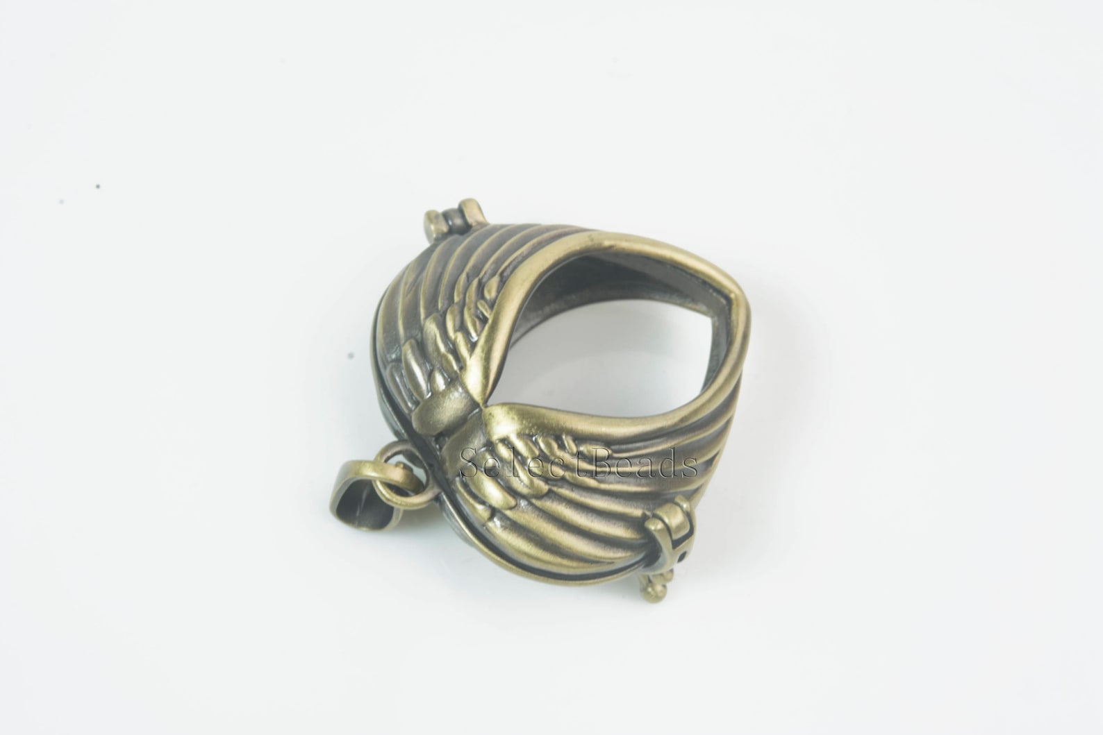 Angels Wings Lockets Antique Brass Wing Pendants Wing Shape - Etsy