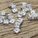 Silver Tone Clear Rhinestone Crystal Square Spacers - Sivler Tone Brass ...