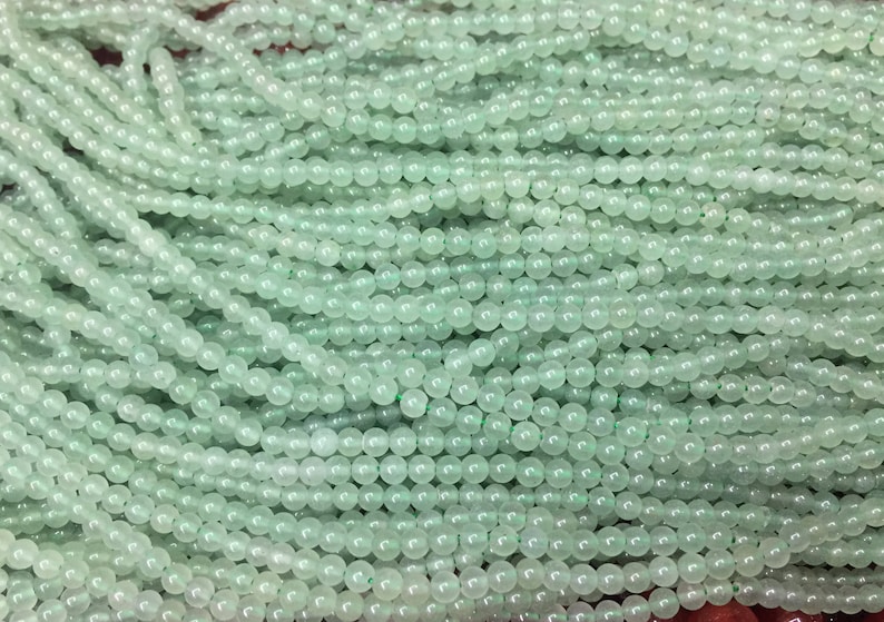 Small Green Aventurine Beads - Green Gemstone Beads - Green Stone ...