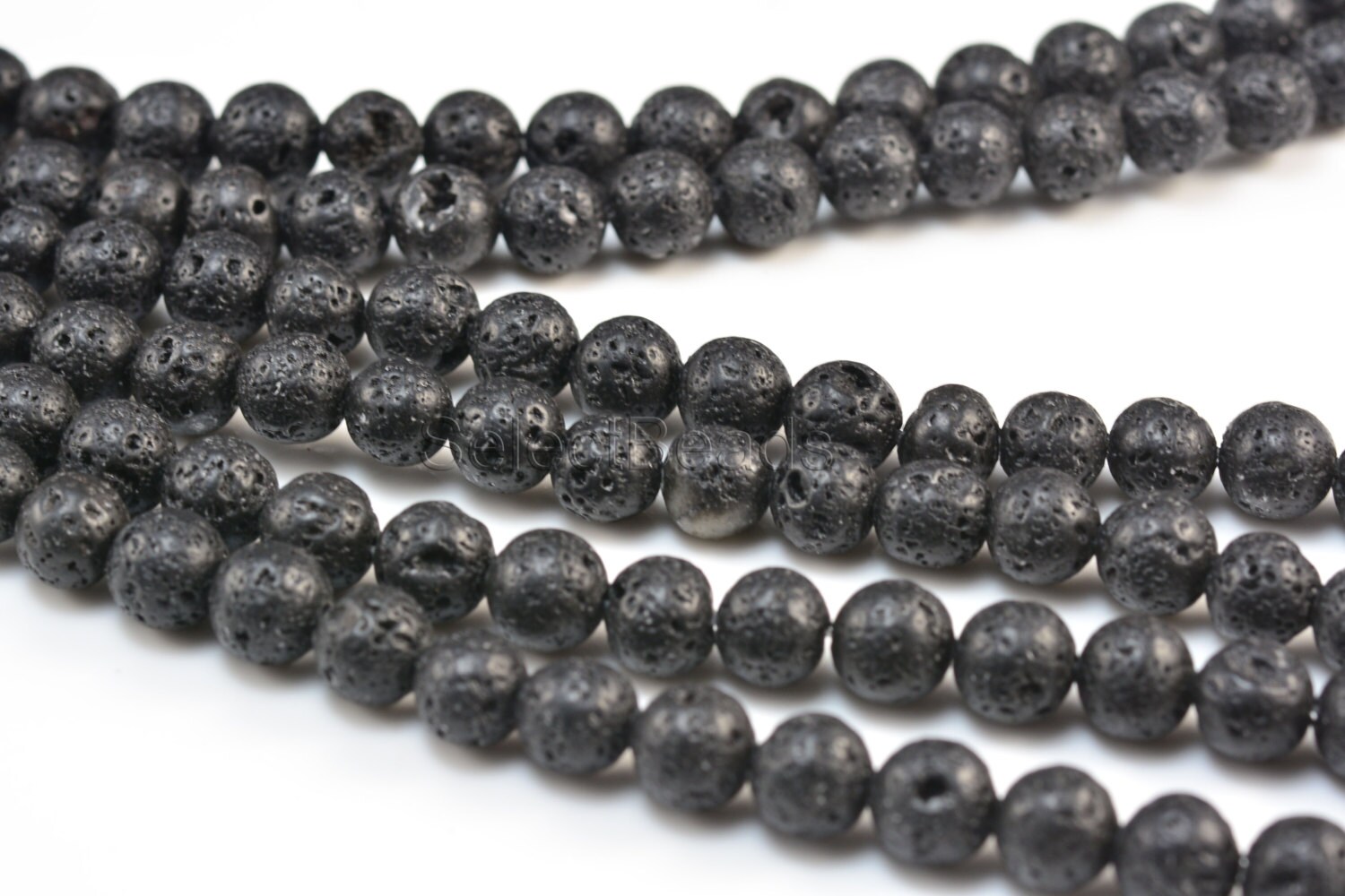 Natural Lava Rock Beads -black Volcanic Rock Beads - Lava Rock Jewelry ...