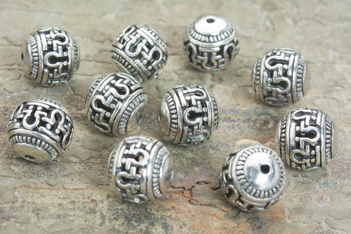 Omega Filigree Metal Beads Mathematical Notation Beads - Etsy